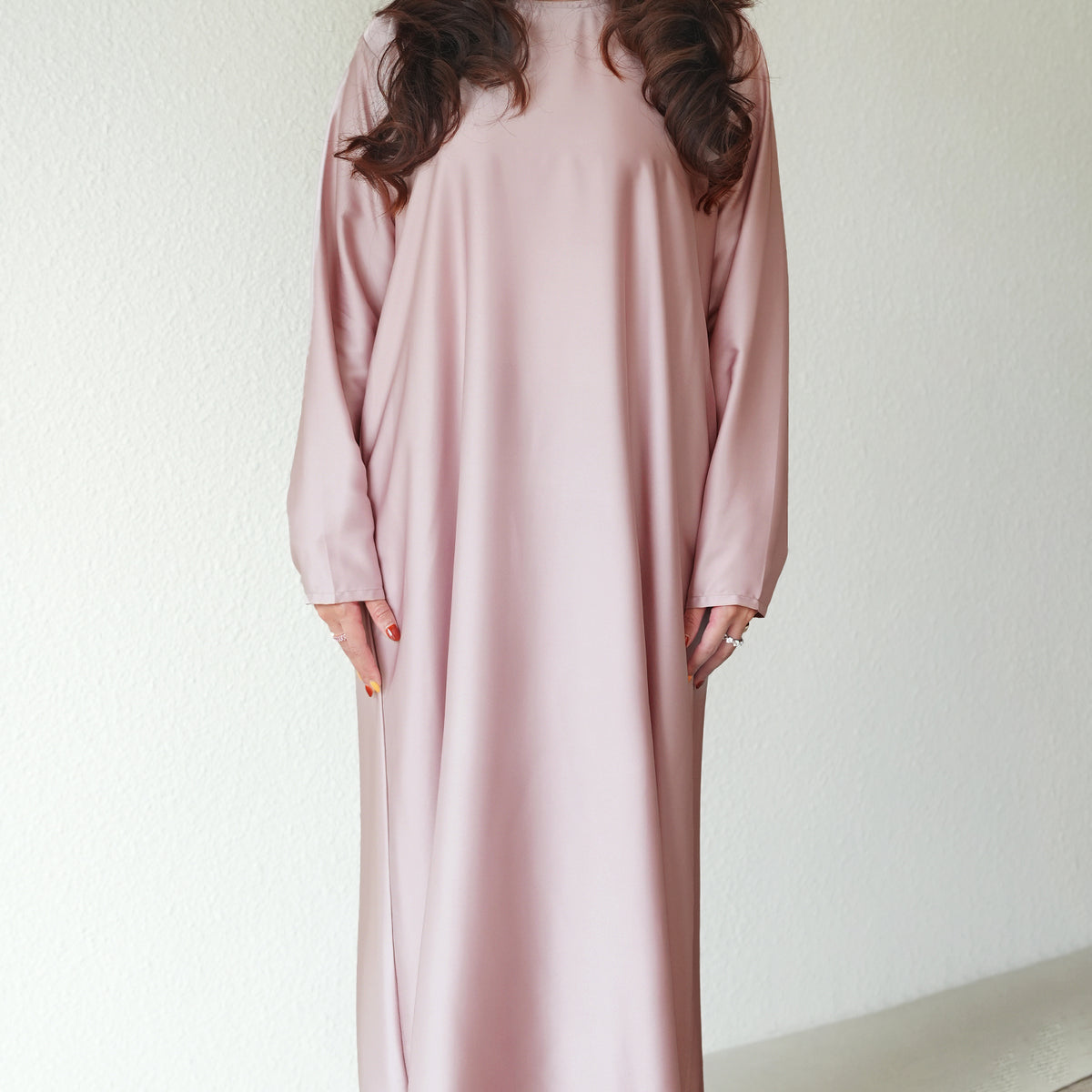 Satin Silk Inner Dress Raspberry Pink – Fustaann