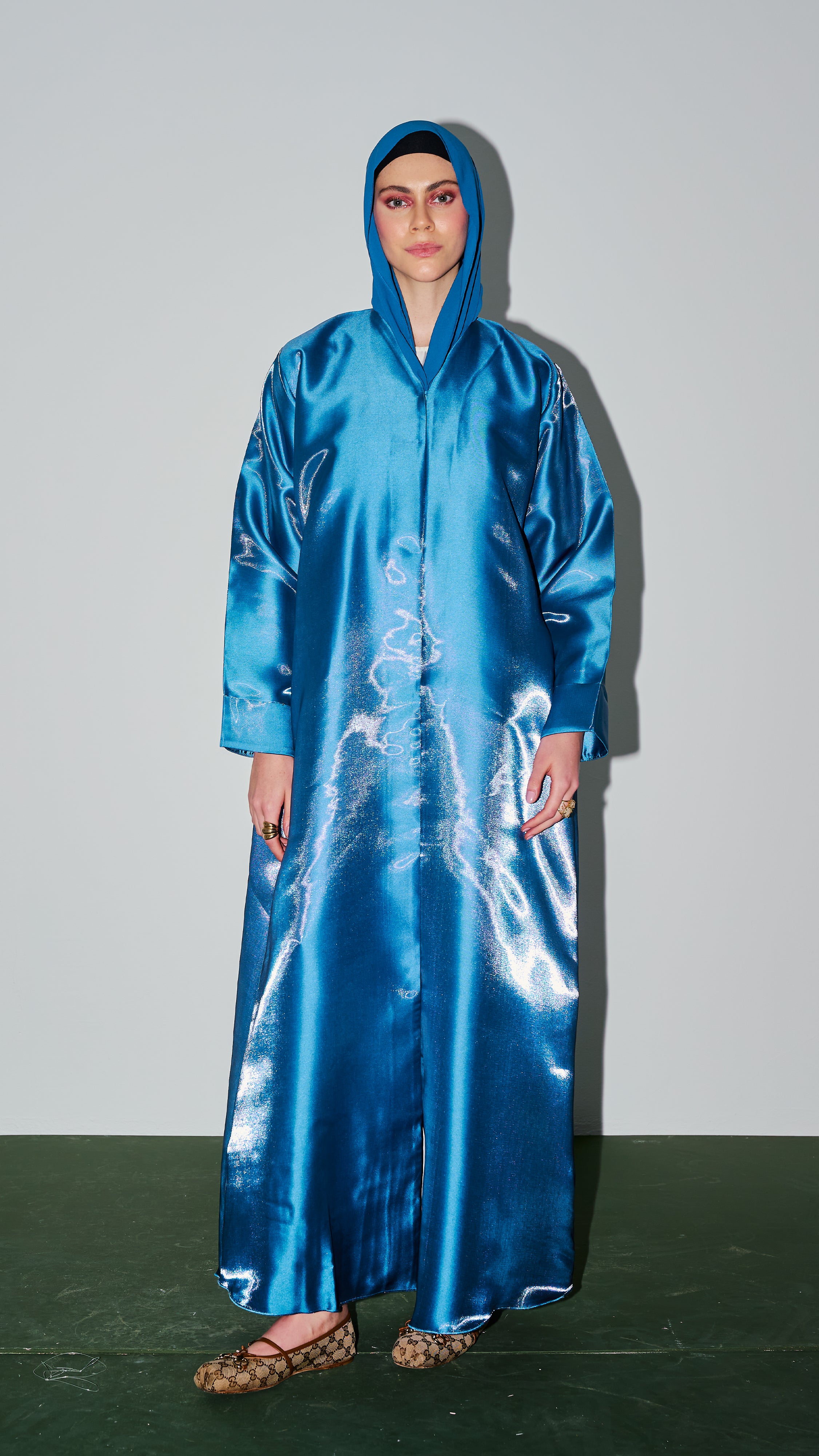 Scha Cobalt Blue Abaya (CLEARANCE) – Fustaann